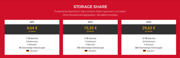 Hetzner Storage Box vs Storage Share (Nextcloud) - Wann ist welches ...